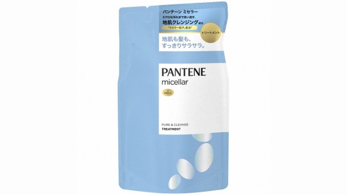 P&G パンテーン ミセラー ピュア&クレンズ トリートメント 詰替用 350g | マックスバリュ盛岡駅前北通店 イオン東北 | Wolt
