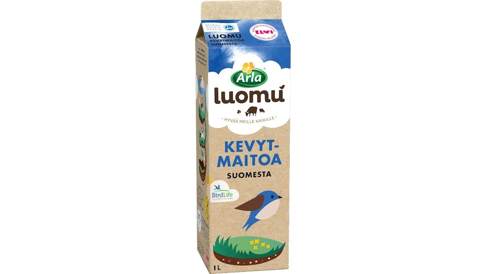 Arla kevytmaito 1l luomu | K-Supermarket Föri | Wolt