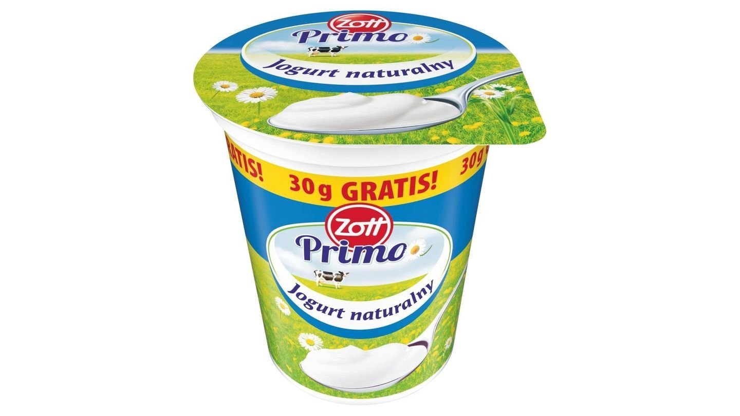 Zott Primo Jogurt naturalny 400 g | Carrefour Drogowców | Wolt
