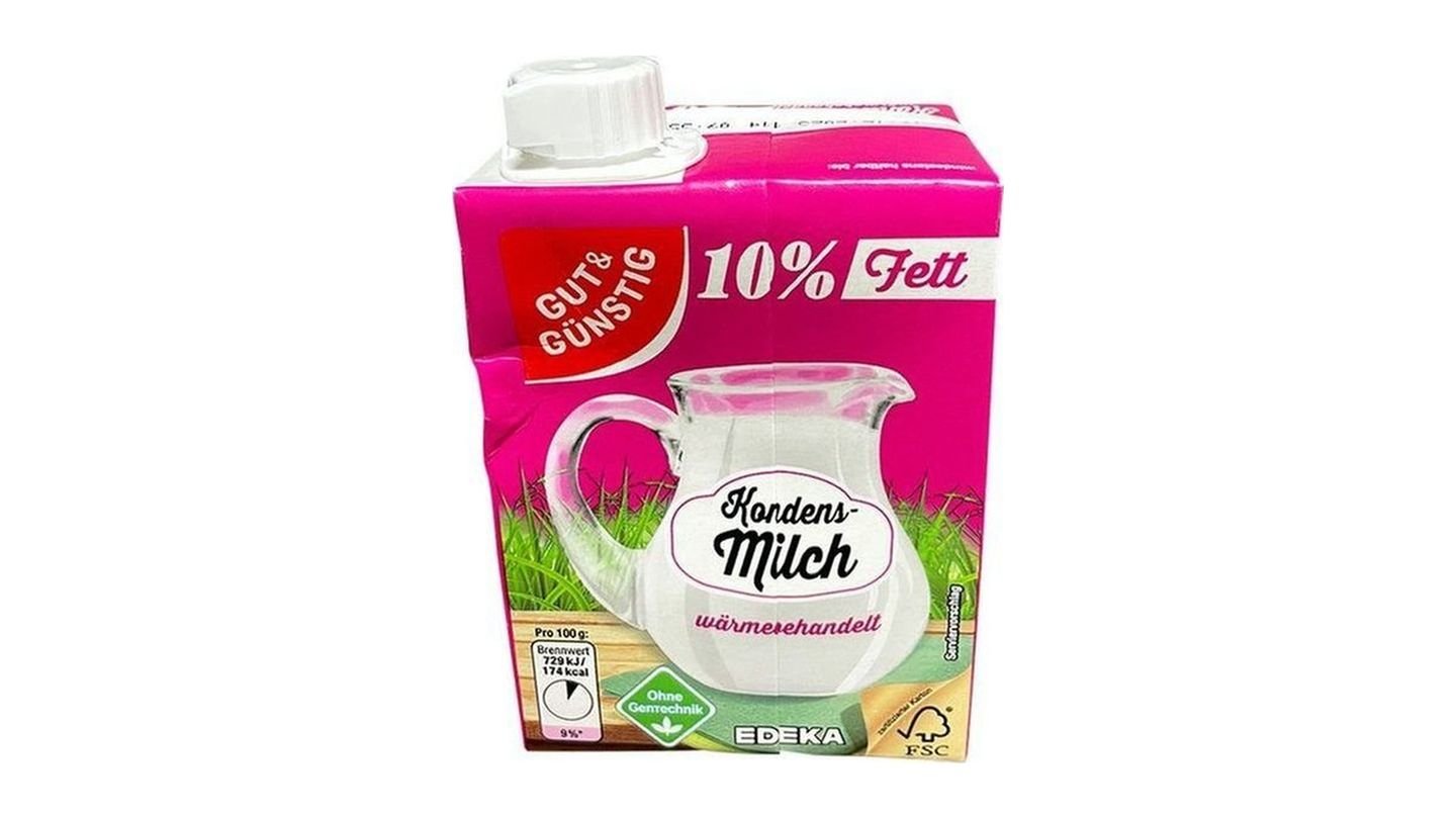 Gut & Günstig Kondensmilch 10%, 340 ml | EDEKA Weeke | Wolt