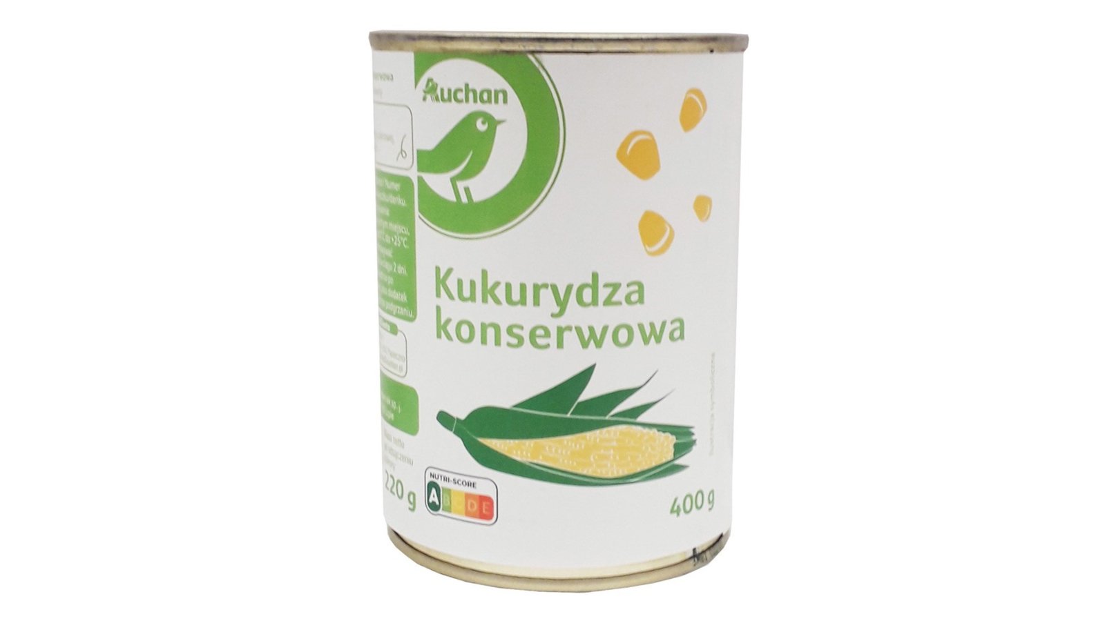 Auchan Kukurydza konserwowa 400 g | Auchan Szczęśliwa | Wolt
