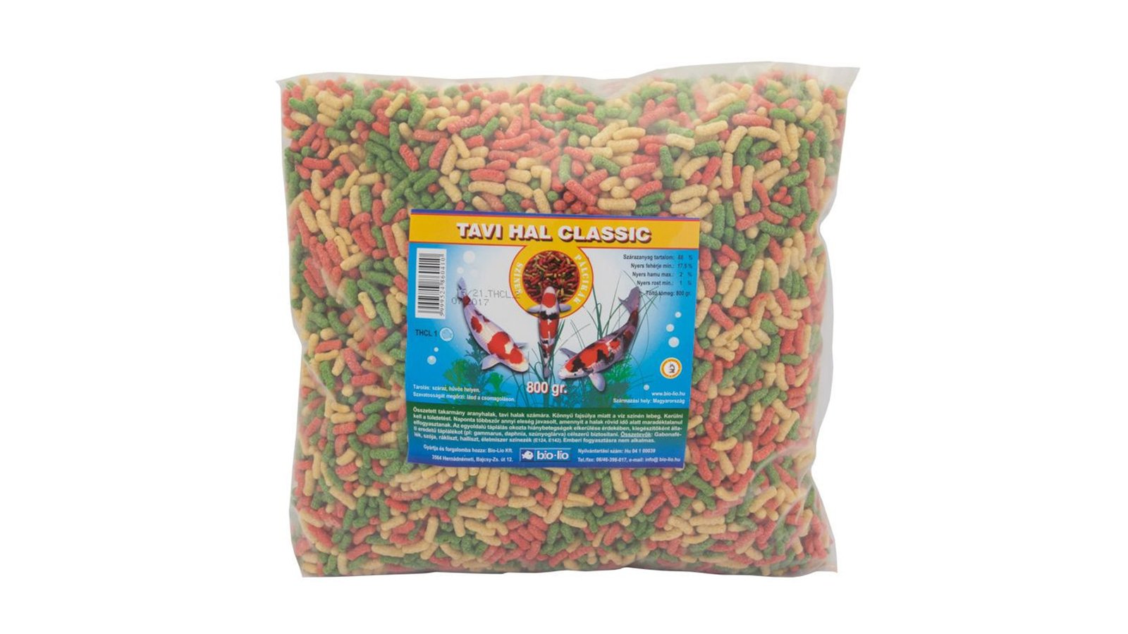Bio-Lio Haltáp Tavi Hal Classic 800g 5l | ALPHAZOO Dunakeszi | Wolt