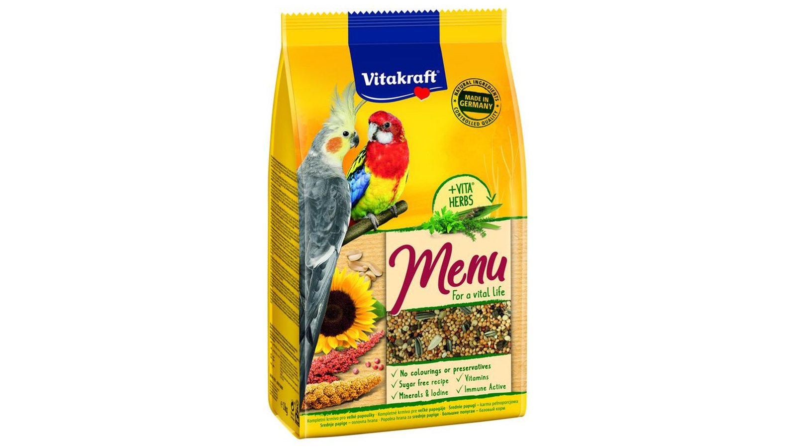 Vitakraft Menu Vital Nimfapapagáj 1kg | ALPHAZOO Dunakeszi | Wolt