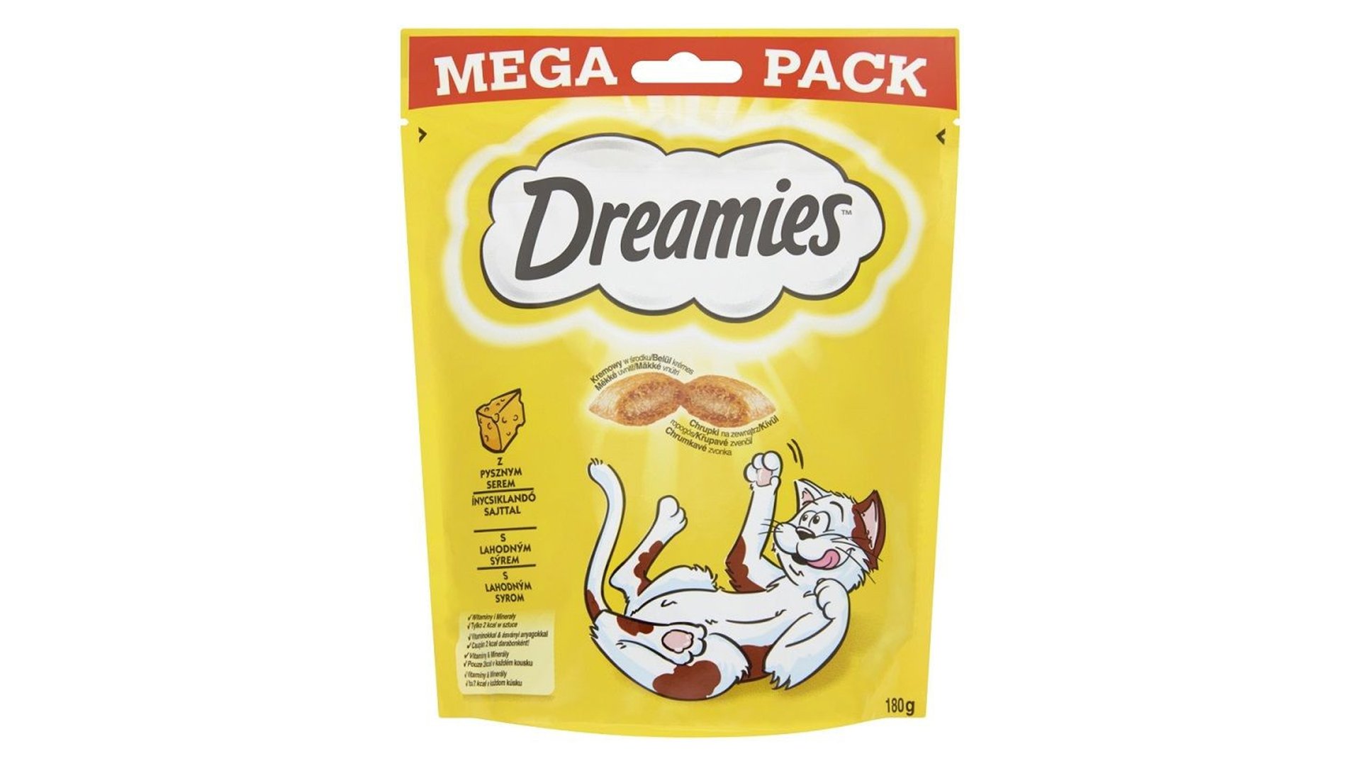 Dreamies Jutalomfalat Mega Sajt 180g | ALPHAZOO Nyíregyháza | Wolt