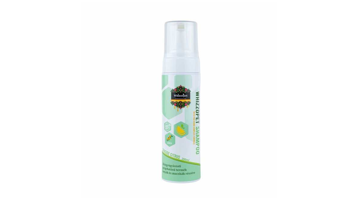 Whizzopet Shampoo with pro-comb complex formula 200ml kutyák és macskák részére, citrus illatú ...