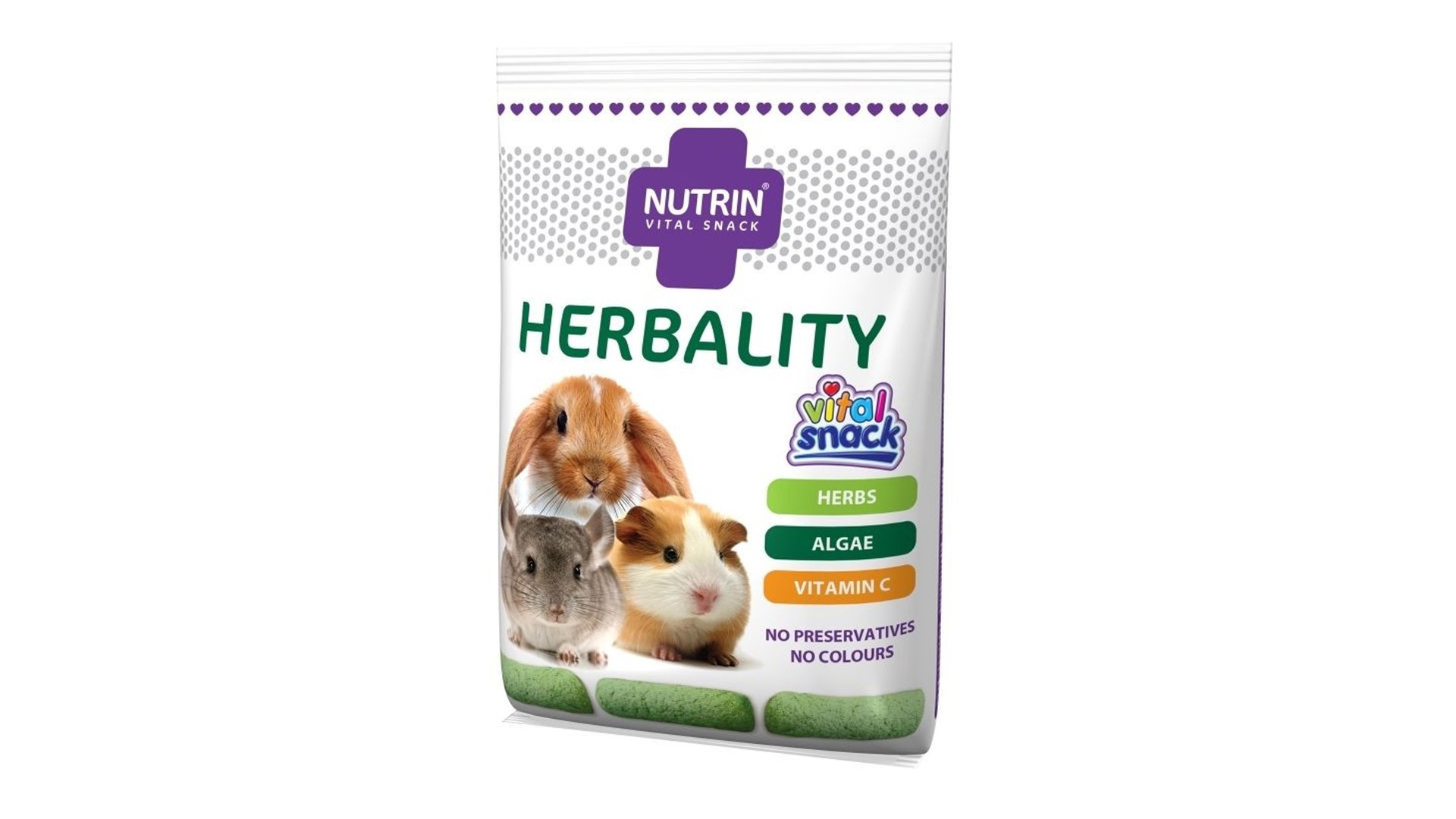 Nutrin Vital Snack- Herbality, Nyúl,T.Malac,Csincs. 100g | ALPHAZOO Solymár (Auchan) | Wolt