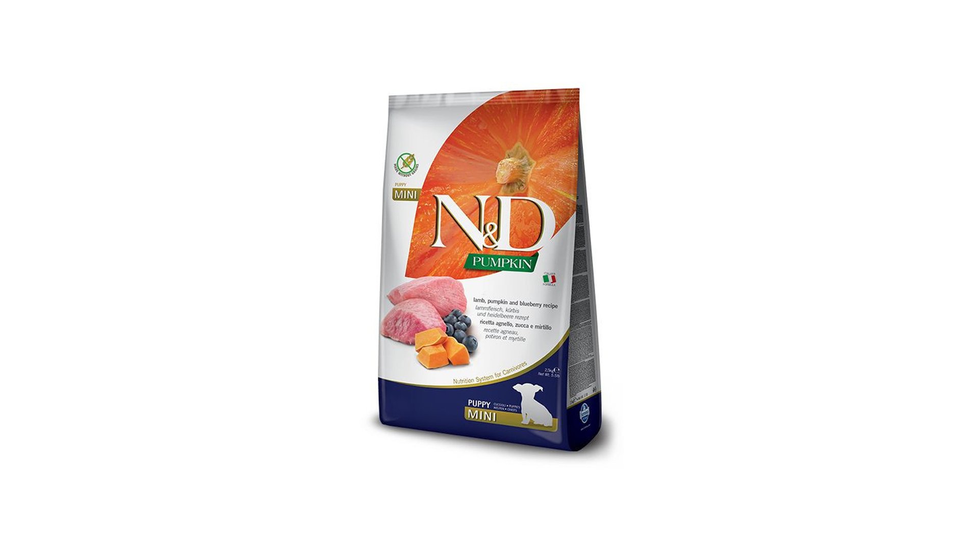 N&D Pumpkin Dog bárány&áfonya sütőtökkel puppy mini 2,5kg | ALPHAZOO Kecskemét | Wolt