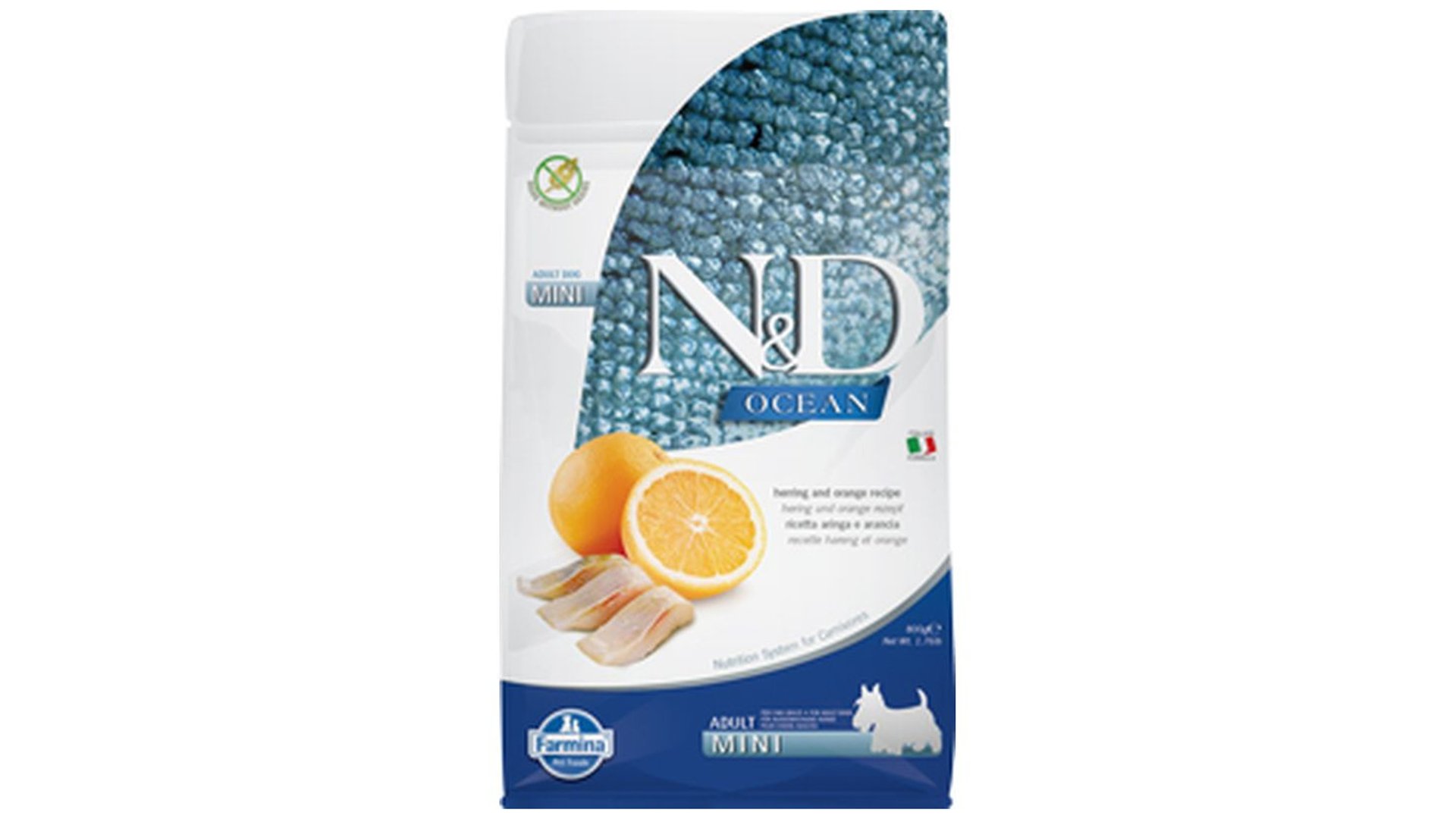 N&D Dog Ocean hering & narancs adult mini 800g | ALPHAZOO Kecskemét | Wolt