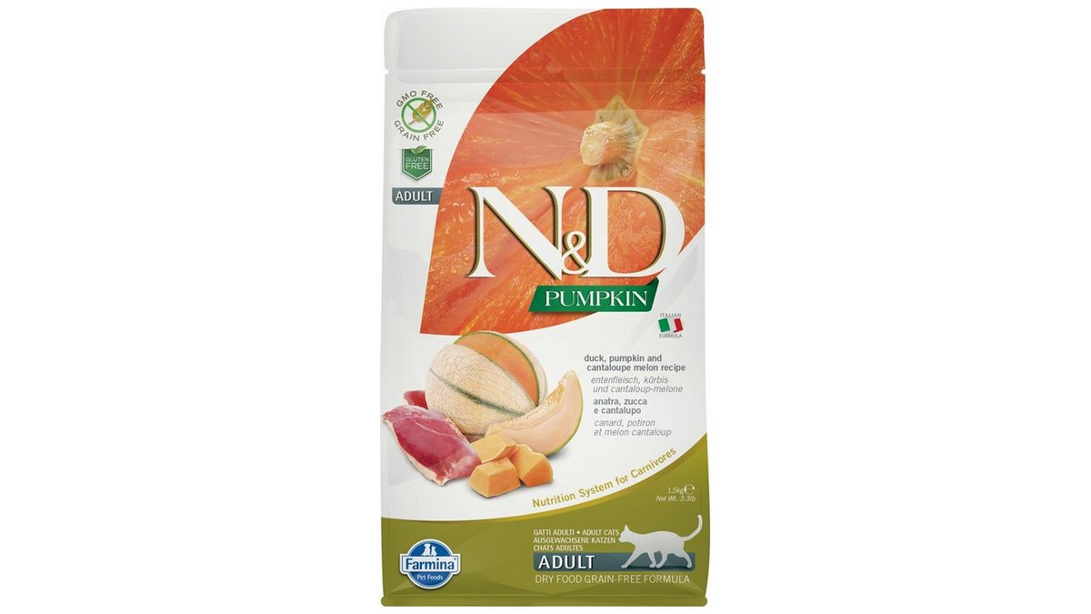 N&D Cat Grain Free Pumpkin kacsa 1,5kg | ALPHAZOO Mosonmagyaróvár | Wolt