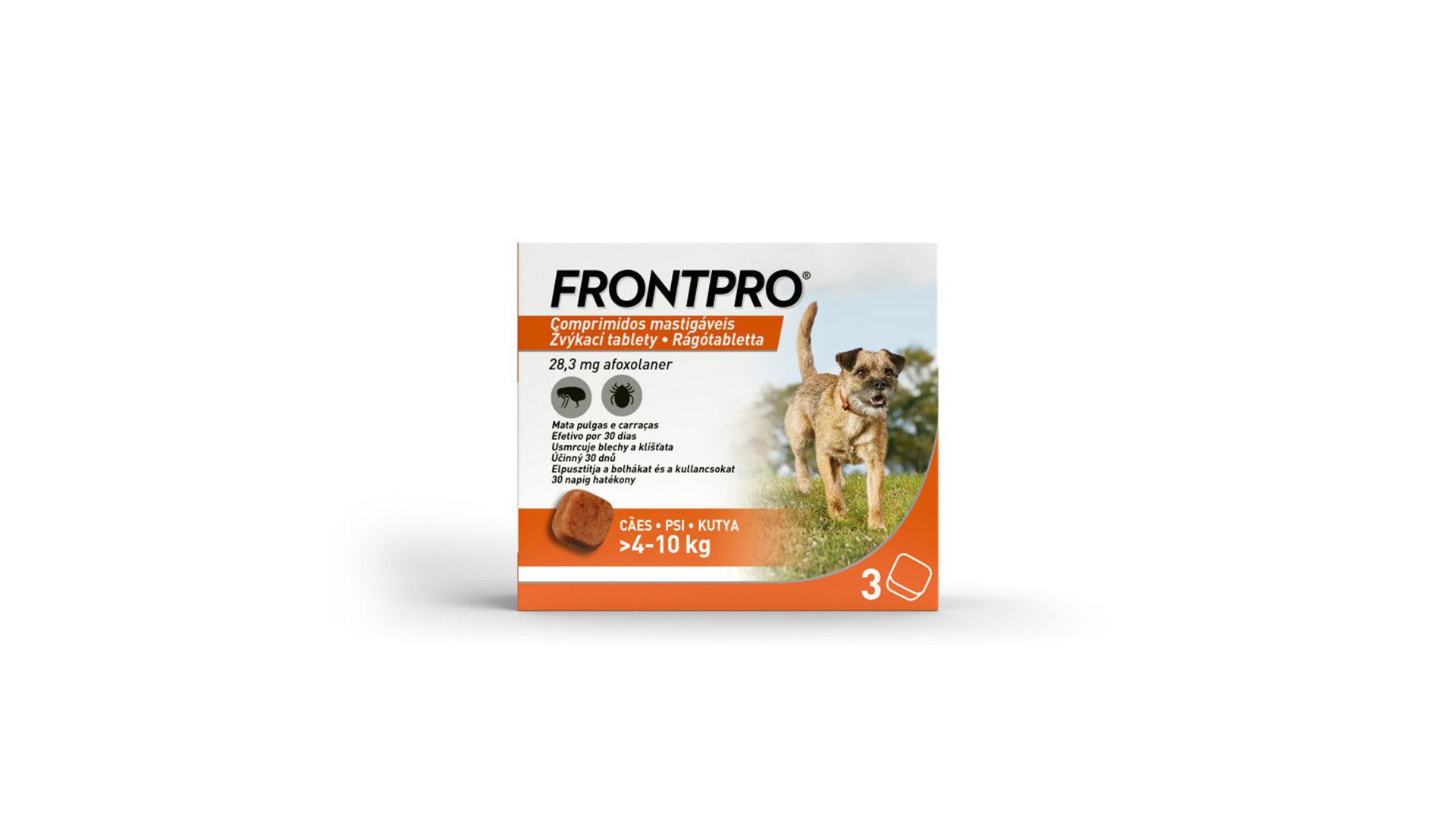 Frontpro 28,3 mg rágótabletta 4-10 kg 3X | ALPHAZOO Kecskemét | Wolt
