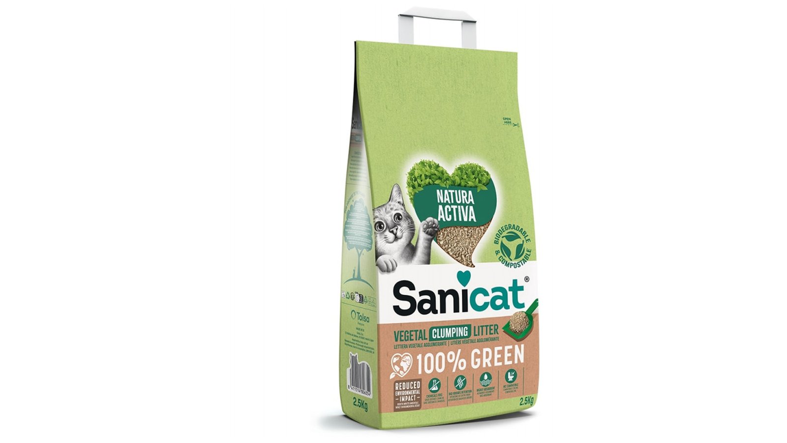 Sanicat macskaalom Natura Activa 2,5kg | ALPHAZOO | Békéscsaba | Wolt