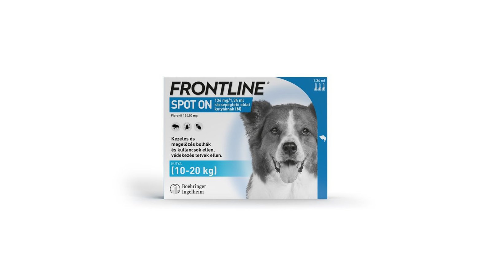 Frontline spot on M kutya 10-20 kg 3x | ALPHAZOO Kecskemét | Wolt