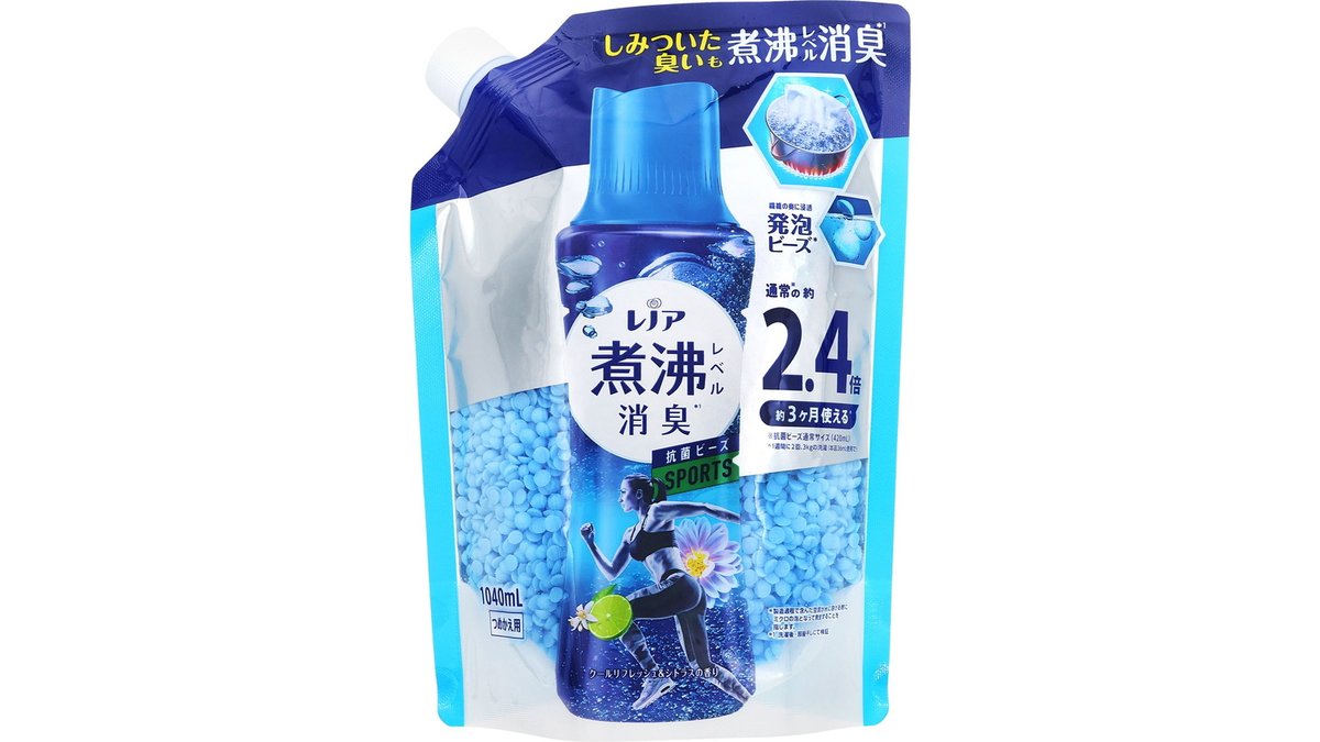 P&G レノア消臭抗菌ビーズCリフレッシュ詰替特大 1040ml | マルナカ松福店 | Wolt