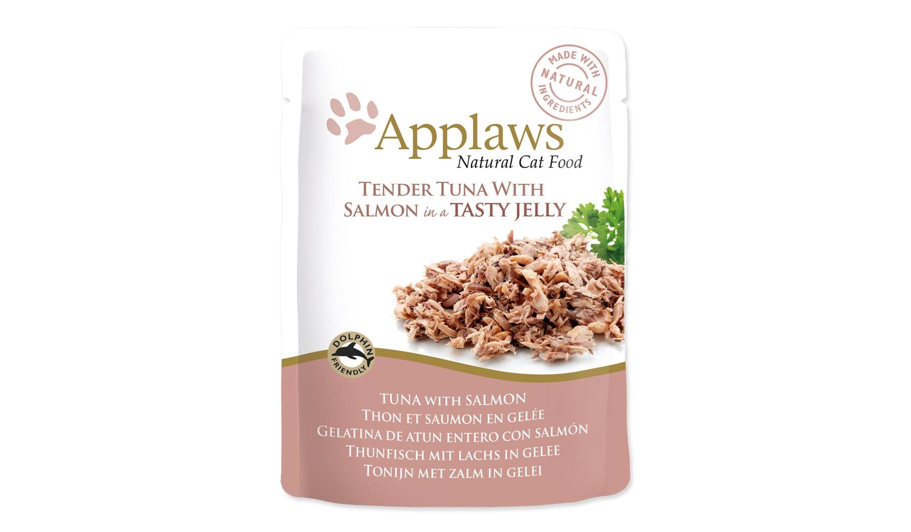 Kapsicka Applaws Cat tuna wholemeat with salmon in jelly 70g | Super zoo Pezinok Šenkvická cesta ...