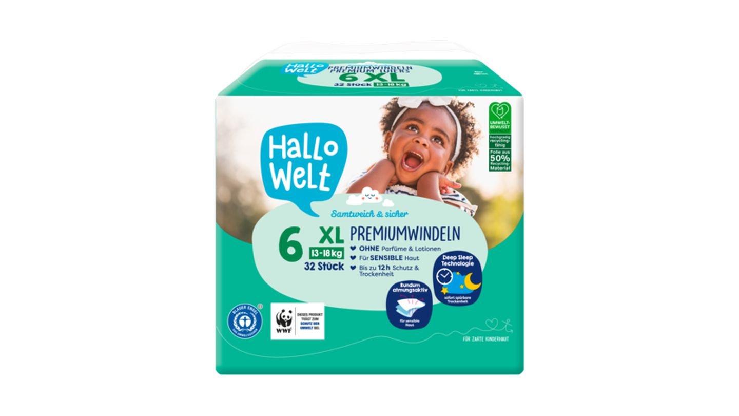 Hallo Windeln Welt Premium Gr.6 XL | Budni St Georg | Wolt