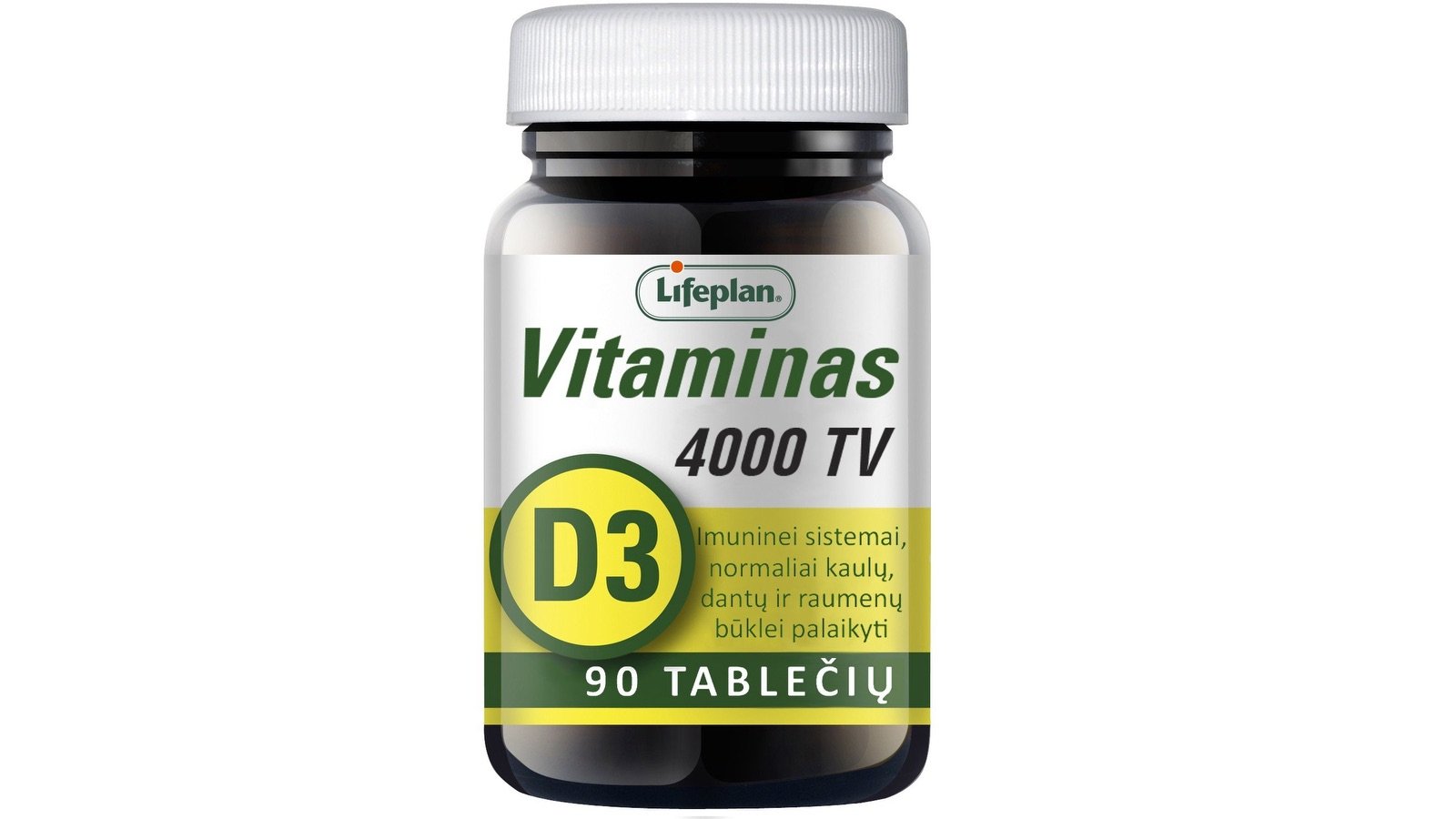 Lifeplan 4000TV vitaminas D3 tabletės N90 | BENU vaistinė (Žirmūnų g.) | Wolt