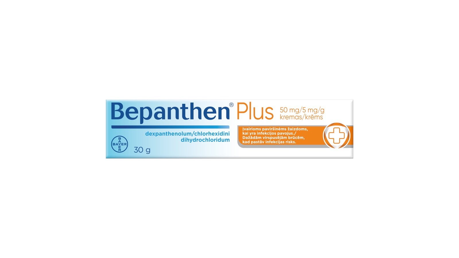 BEPANTHEN PLUS 50 mg/5 mg/g kremas, 30 g, N1 | BENU vaistinė (PC Arena) | Wolt