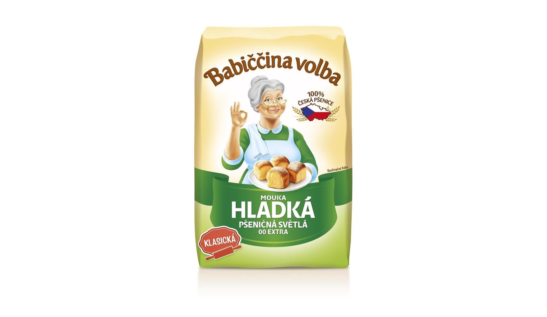 Babiččina volba Mouka hladká pšeničná 1 kg | Globus hypermarket Čakovice | Wolt