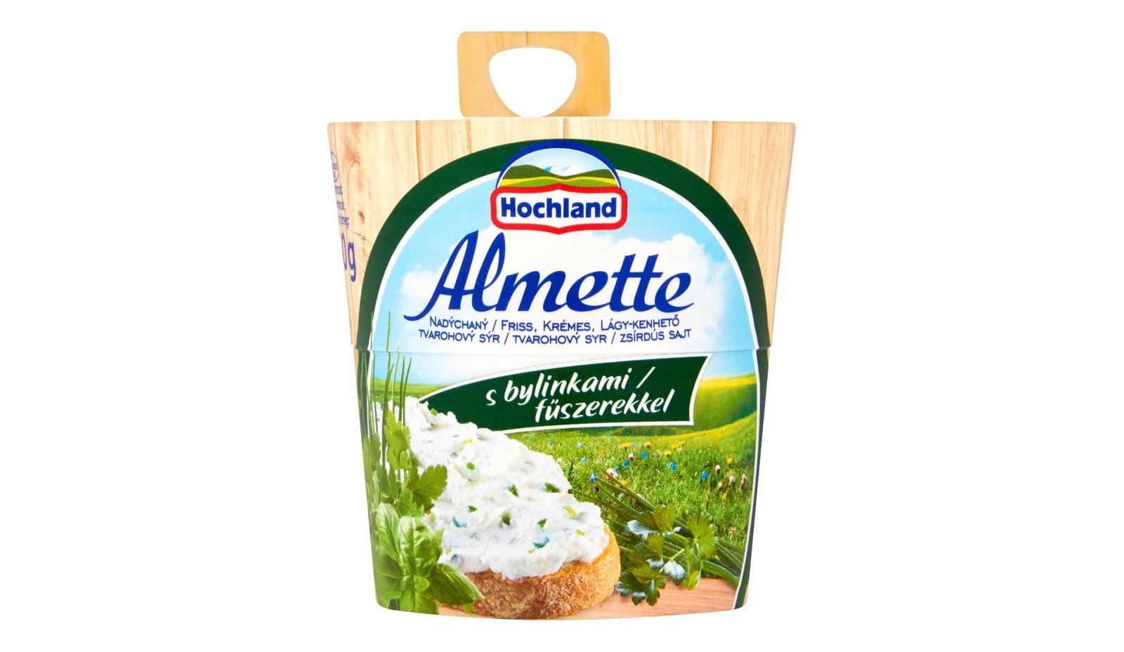 Hochland Almette Nadýchaný tvarohový sýr s bylinkami 150 g | Globus hypermarket Čakovice | Wolt