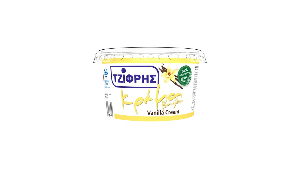 ΤΖΙΦΡΗΣ Κρέμα Βανίλια Χωρίς γλουτένη 180g | ΣΚΛΑΒΕΝΙΤΗΣ | Wolt