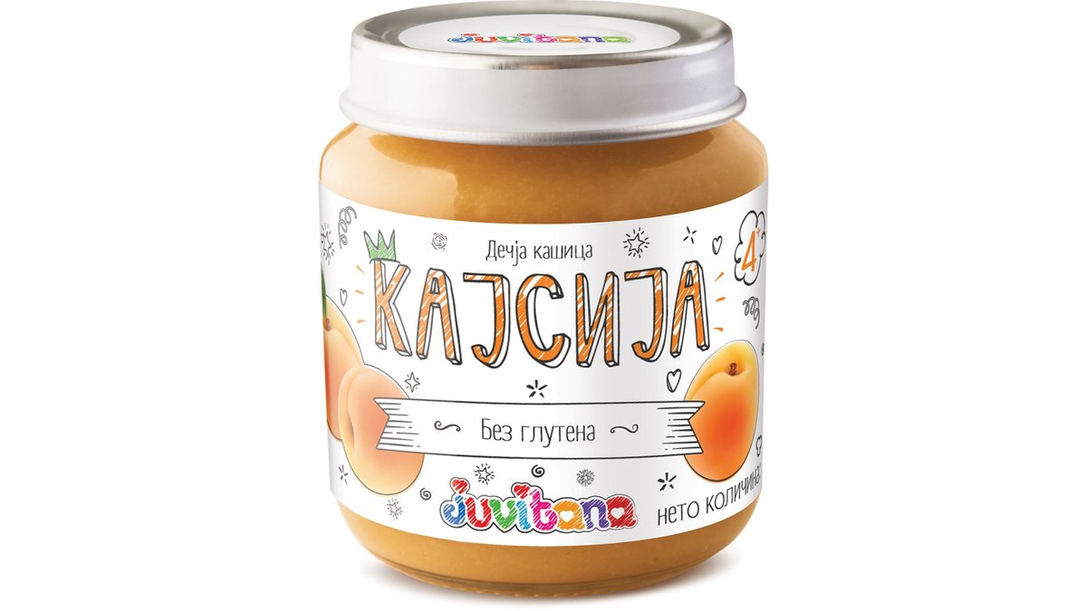Juvitana kašica kajsija 128g ,A000056 | Aksa Zrenjanin | Wolt