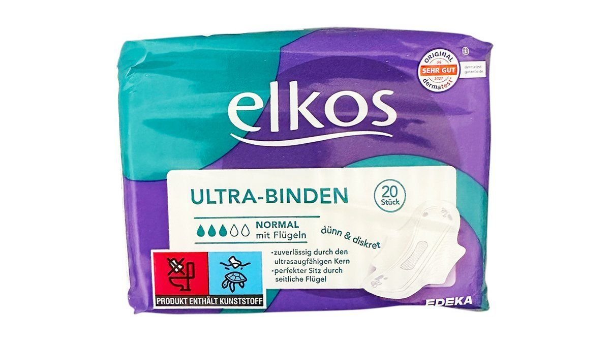 Elkos Ultra Binden Normal mit Flügeln 20er | EDEKA Krombholz | Wolt Elkos Ultra Binden Normal mit Flügeln 20er | EDEKA Krombholz | Wolt