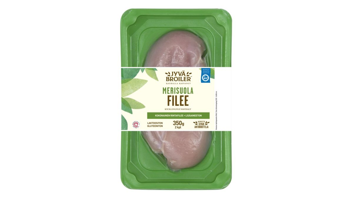 Jyväbroiler broilerin filee merisuola 350g | Wolt Market Oulu | Wolt