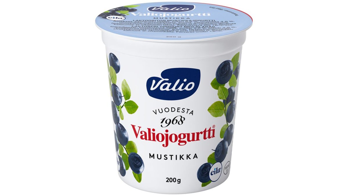 Valiojogurtti® mustikka laktoositon 200g | Wolt Market Hertsi | Wolt