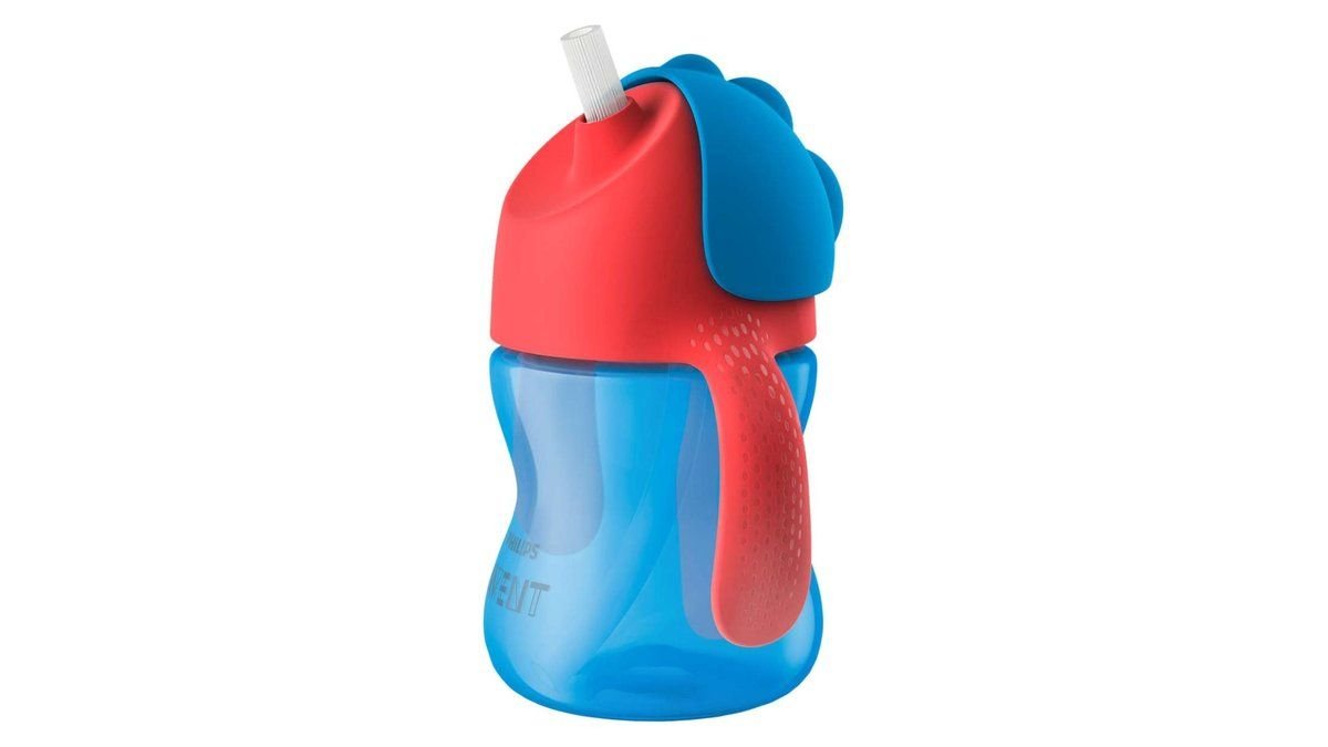 Lonček s slamico 9m+ M, Avent (200 ml) | Baby Center Aleja | Wolt